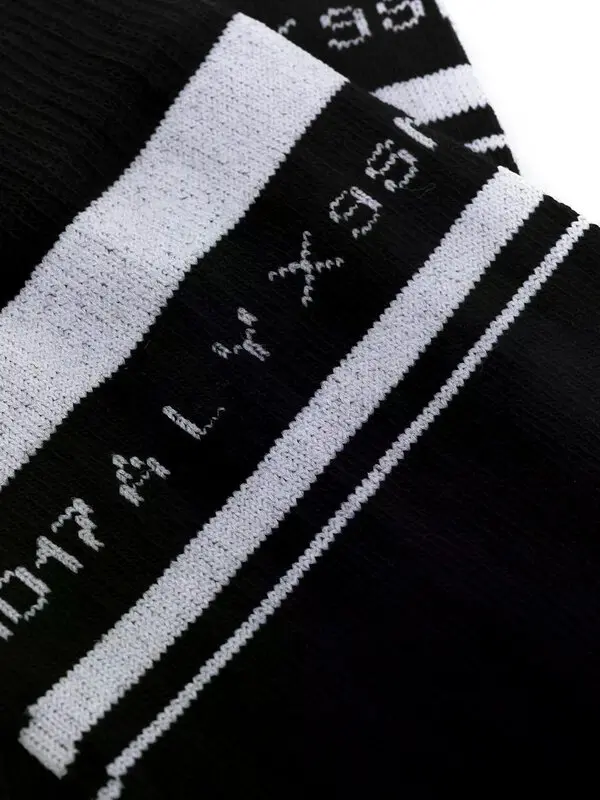 1017 Alyx 9sm Logo Intarsia Mid-calf Socks - Black