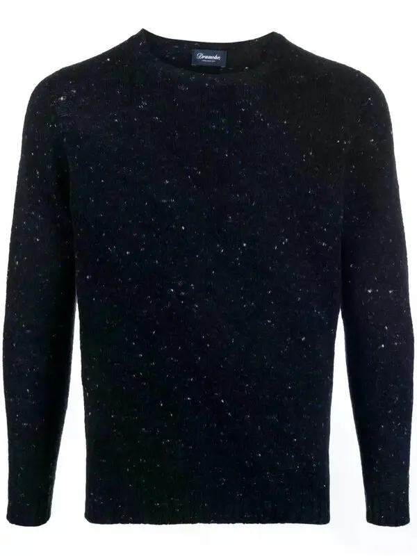 DRUMOHR Speckle-knit Crew Neck Jumper
