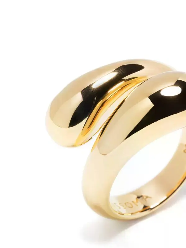 MISSOMA Savi Crossover Band Ring In -tone