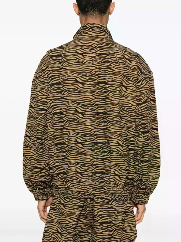 YUIKI SHIMOJI Tiger Stripes Zip-up Jacket