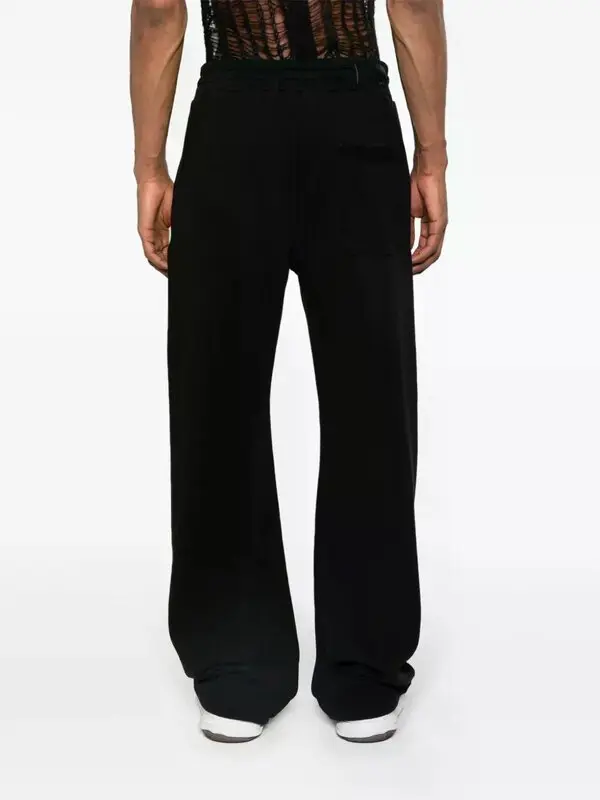 Amiri Flocked-logo Cotton Track Pants