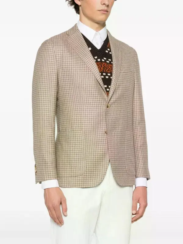 Boglioli Checked Blazer