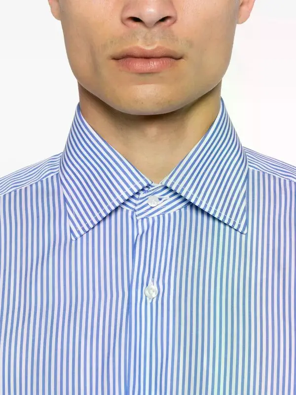 BARBA NAPOLI Striped Shirt