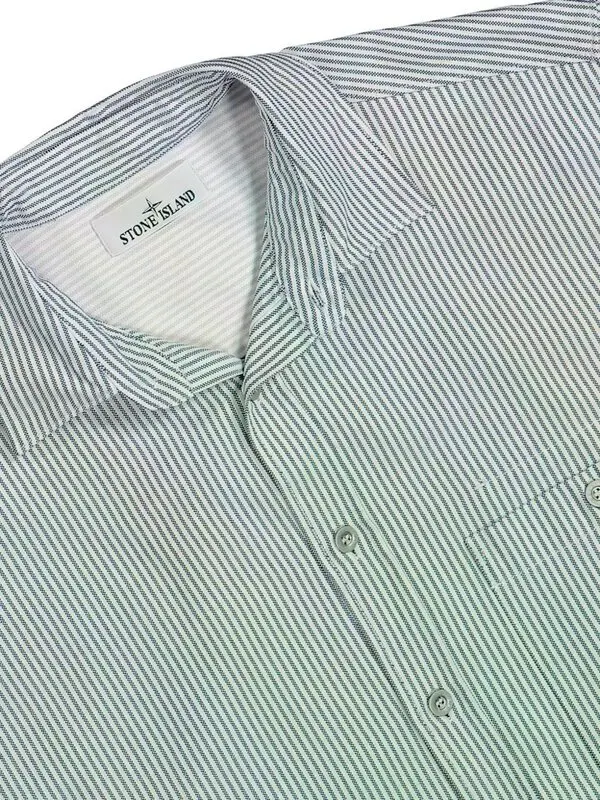 Stone Island Striped Cotton Shirt