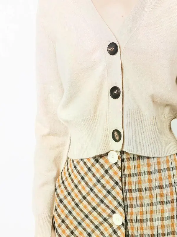 Pringle Of Scotland Cropped V-neck Cardigan