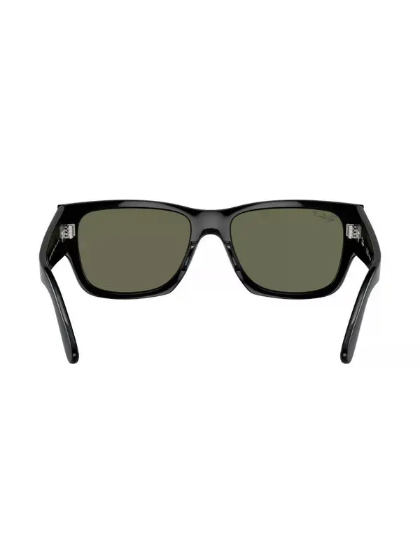 Ray-ban Carlos Rectangle Sunglasses - Black