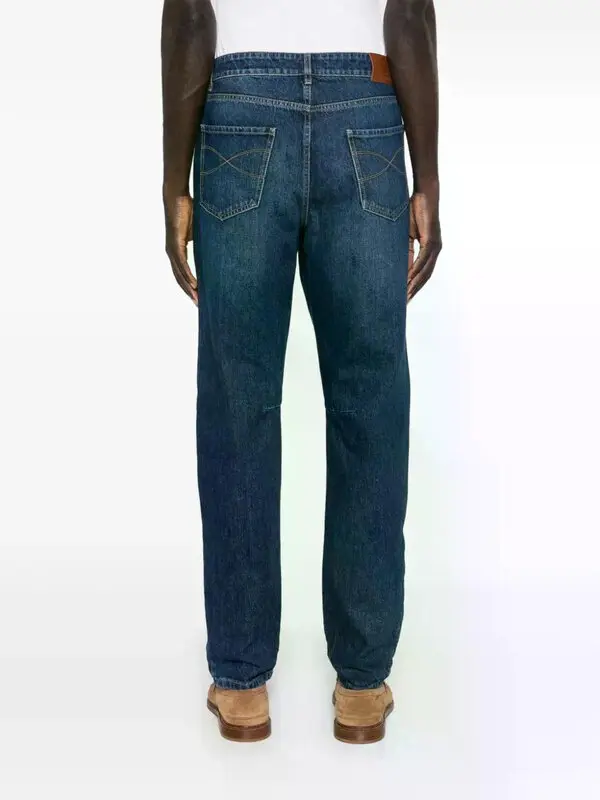 Brunello Cucinelli Indigo Cotton Slim-fit Jeans