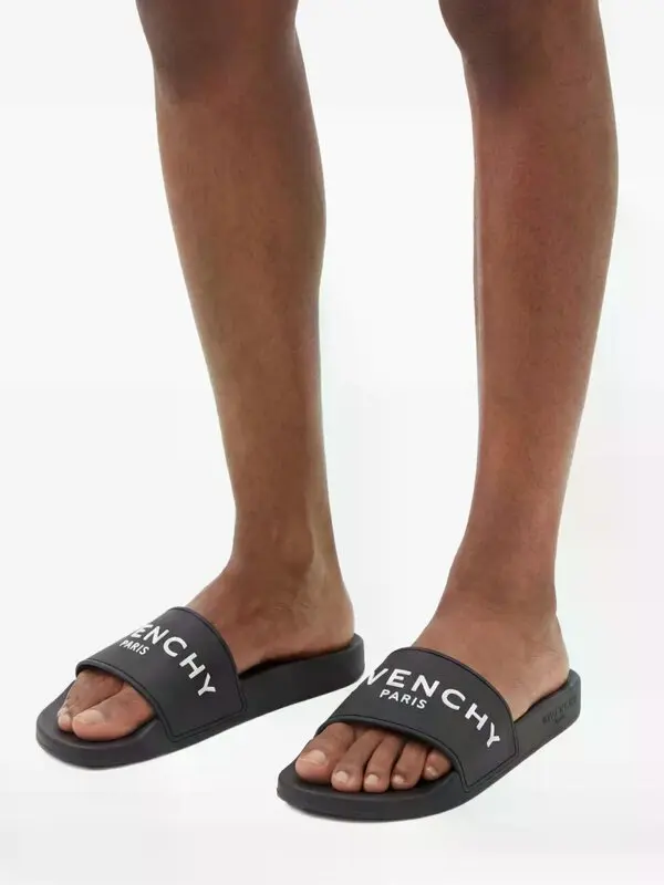 Givenchy Logo Debossed Slides