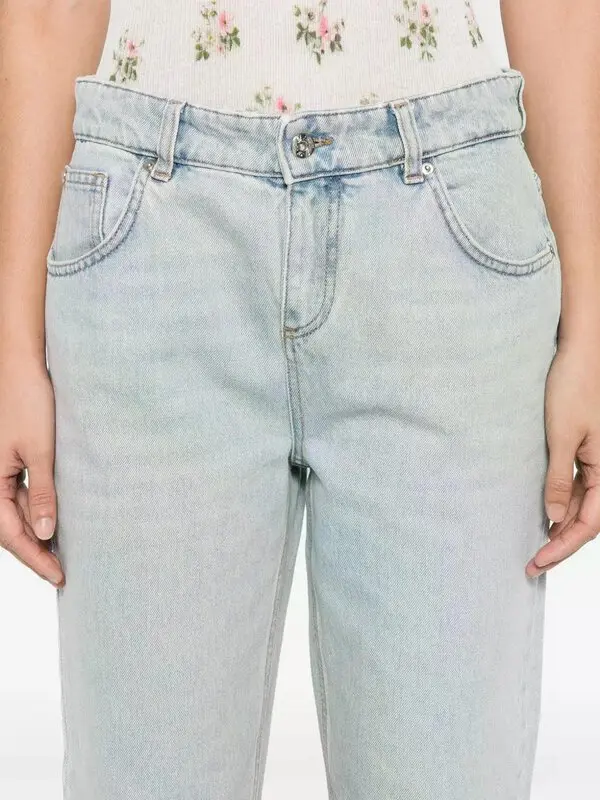 Blumarine Logo-embroidered Jeans