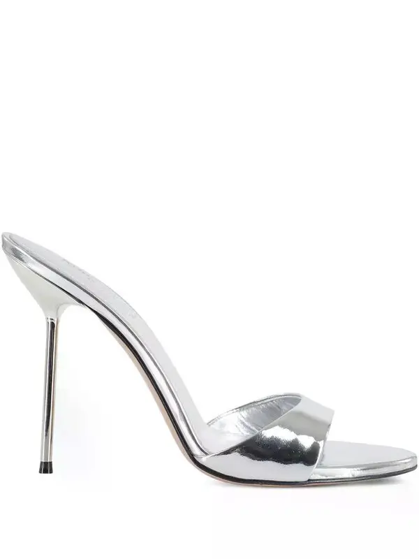Paris Texas Lidia Stiletto Sandals - Silver
