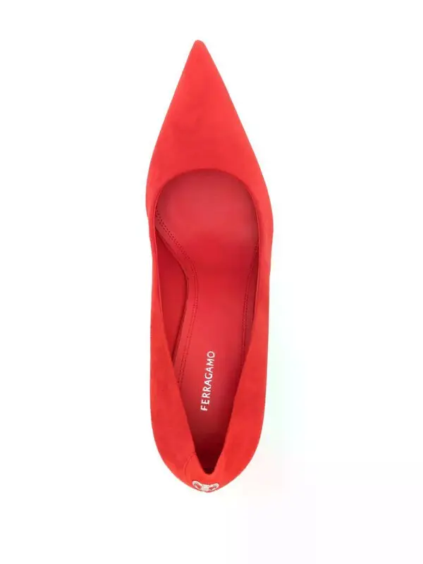 FERRAGAMO 70mm Suede Pumps