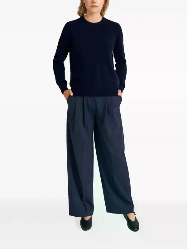 Pringle Of Scotland Cashmere Round Neck Sweater - Blue