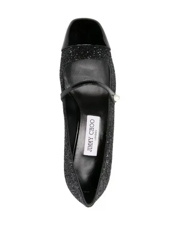 JIMMY CHOO Elisa 45mm Glitter Pumps