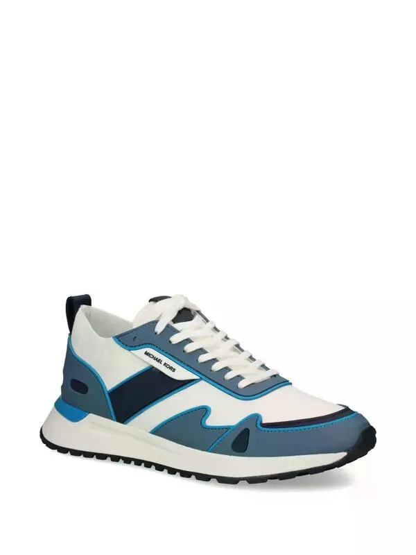 Michael Kors Logo Print Lace-up Sneakers - Blue