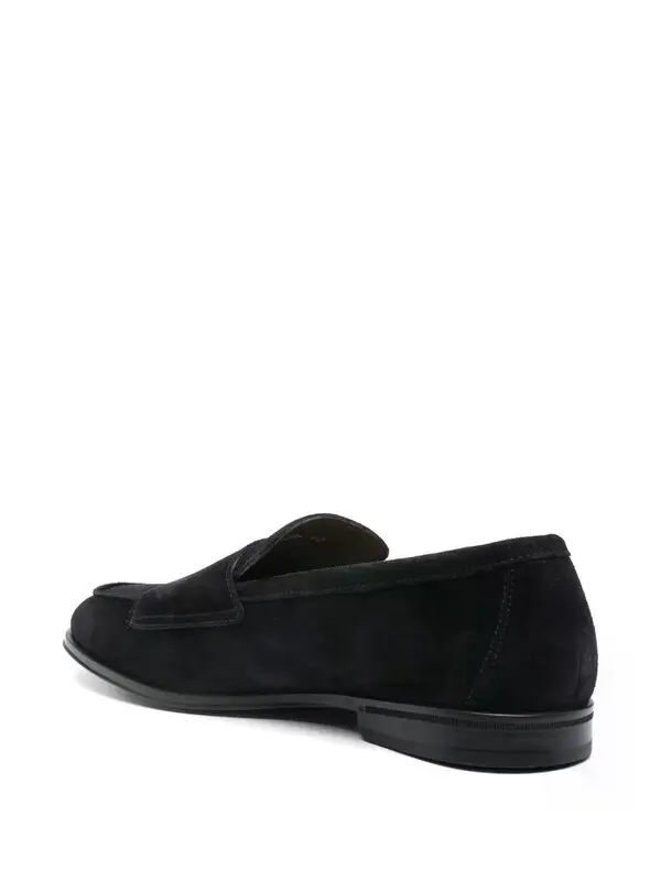 DOUCAL'S Suede Monk Strap Shoes - Blue