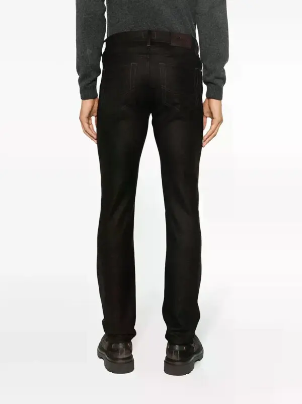 Brioni Low-rise Slim-fit Tapered Trousers