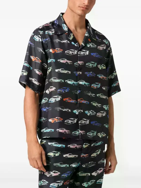 Philipp Plein Cars Racing Shirt - Black