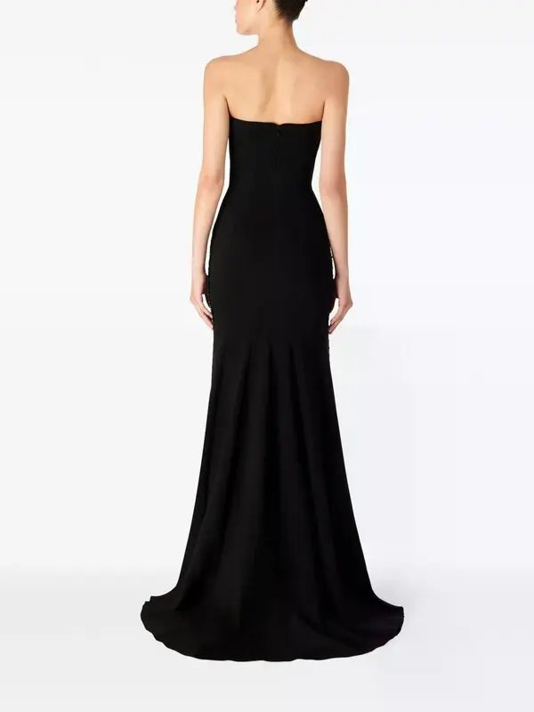 Jenny Packham Embellished Strapless Gown