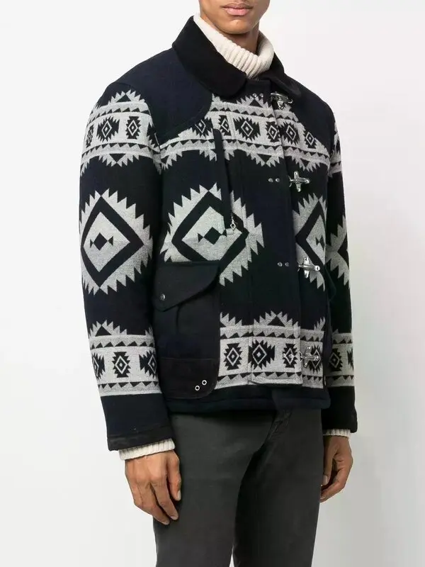 FAY Geometric Print Jacket