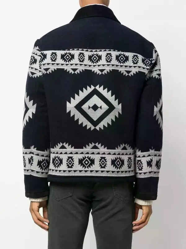 FAY Geometric Print Jacket