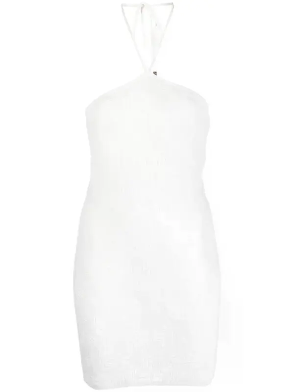 Elisabetta Franchi Ribbed Knit Jacquard Midi Skirt