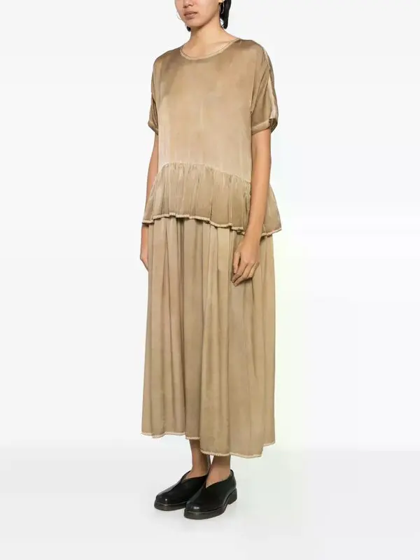 UMA WANG Abril Dress - Brown