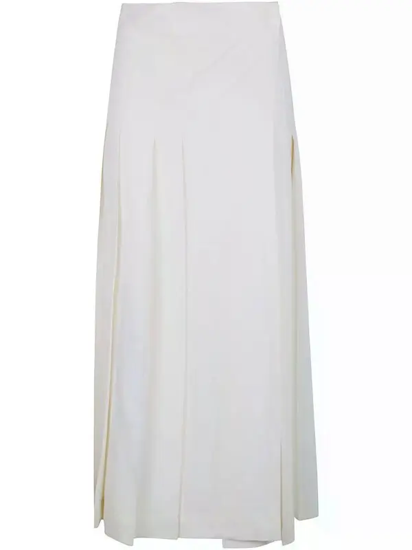 P.a.r.o.s.h Maxi Pleated Skirt With Side Slit