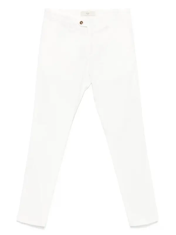 BRIGLIA 1949 Cotton Trousers - White