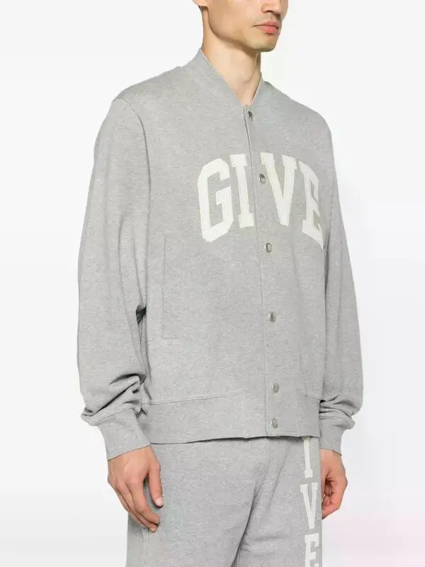 Givenchy Mélange-effect Cotton Track Jacket