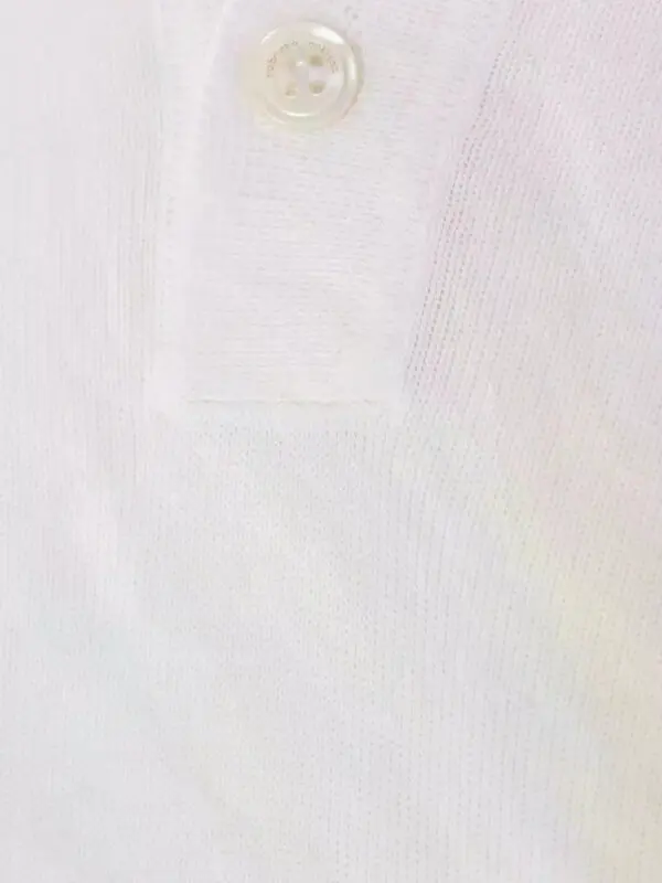 ROBERTO COLLINA Knitted Cotton Polo Shirt