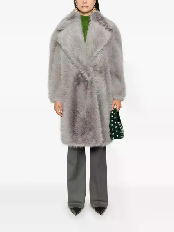 Sportmax Faux Fur Mid-length Coat