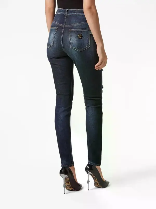 Philipp Plein Distressed Skinny Jeans