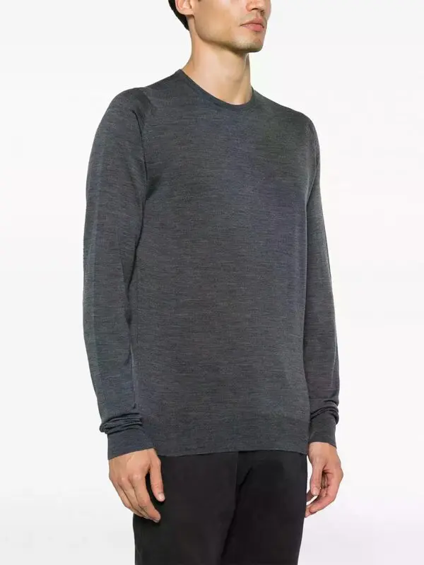 John Smedley Crew Neck Jumper - Grey