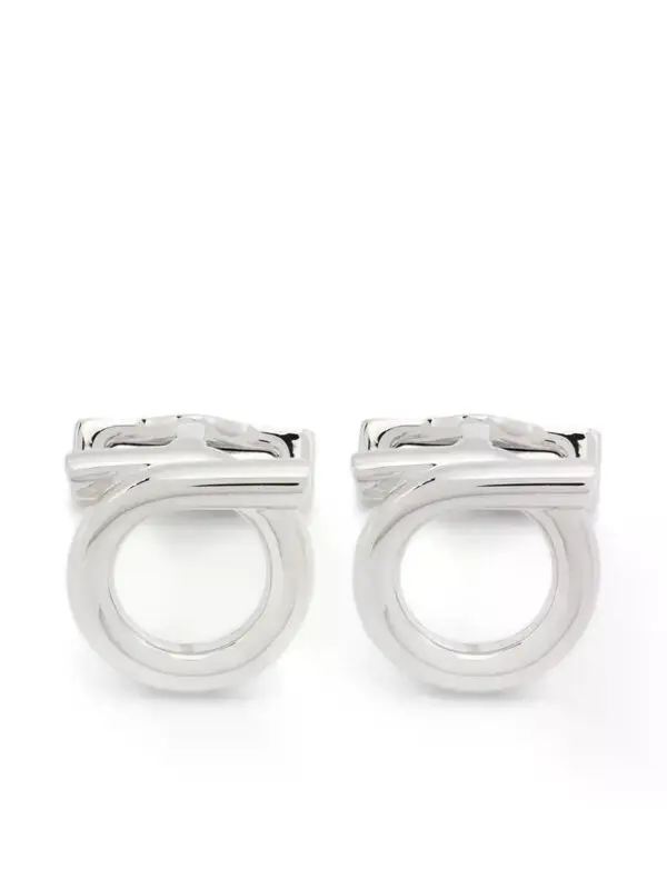 FERRAGAMO Gancini Cufflinks - Silver