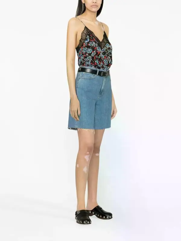 Zadig&Voltaire Christy Floral-print Silk Camisole