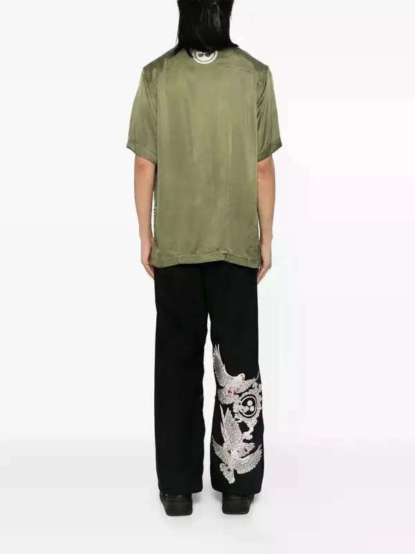 MAHARISHI Embroidered Straight-leg Trousers