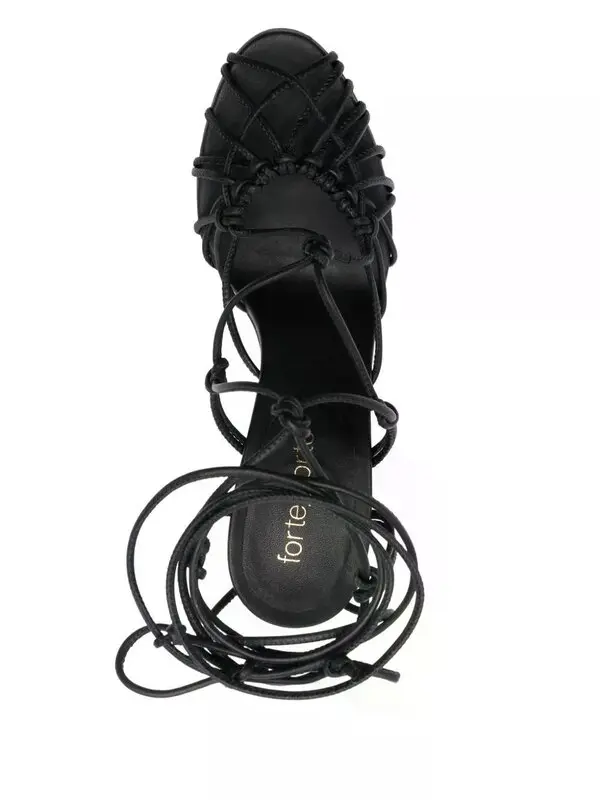 FORTE_FORTE 95mm Lace-up Stiletto Sandals