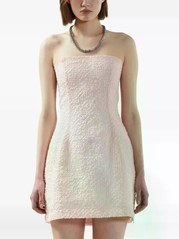 Gcds Strapless Mini Dress