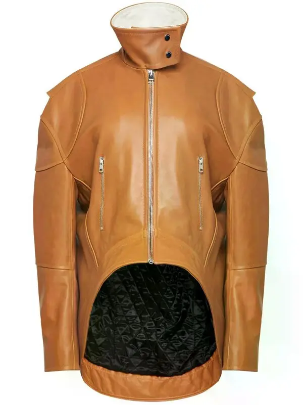 JW Anderson Curved Leather Jacket