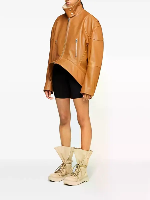 JW Anderson Curved Leather Jacket