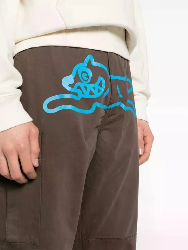 ICECREAM Running Dog Tapered-leg Trousers