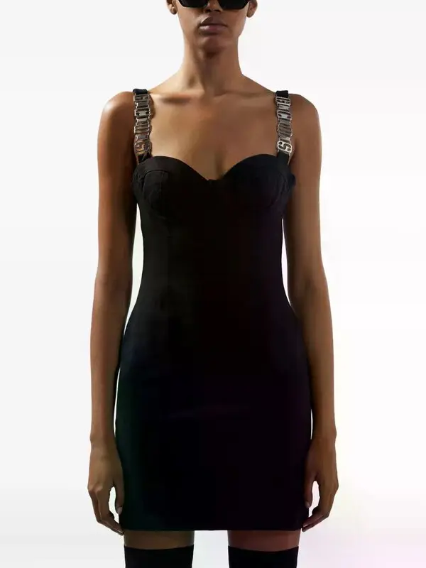 Gcds Logo Plaque Mini Dress