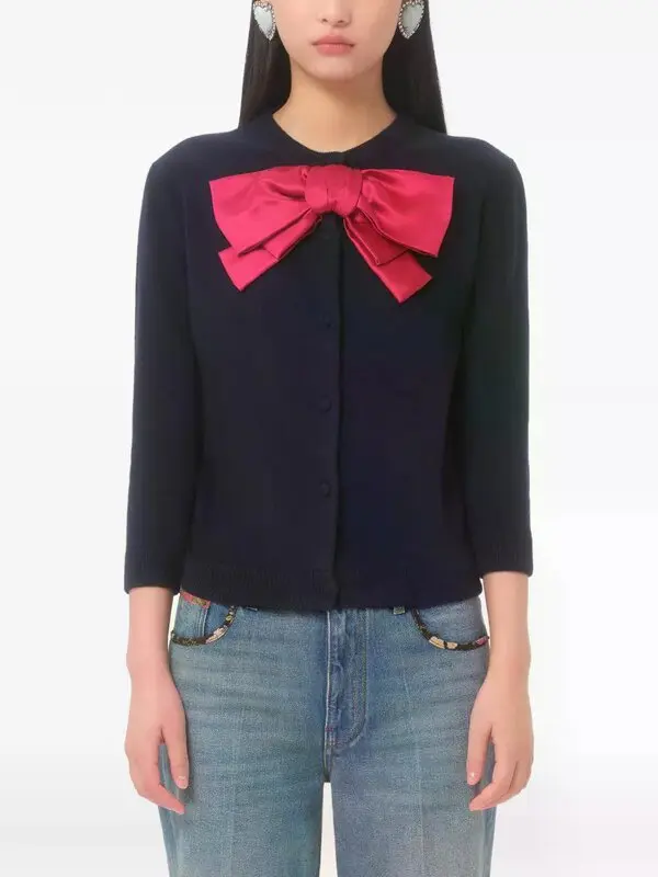 Valentino Garavani Bow Detail Cardigan