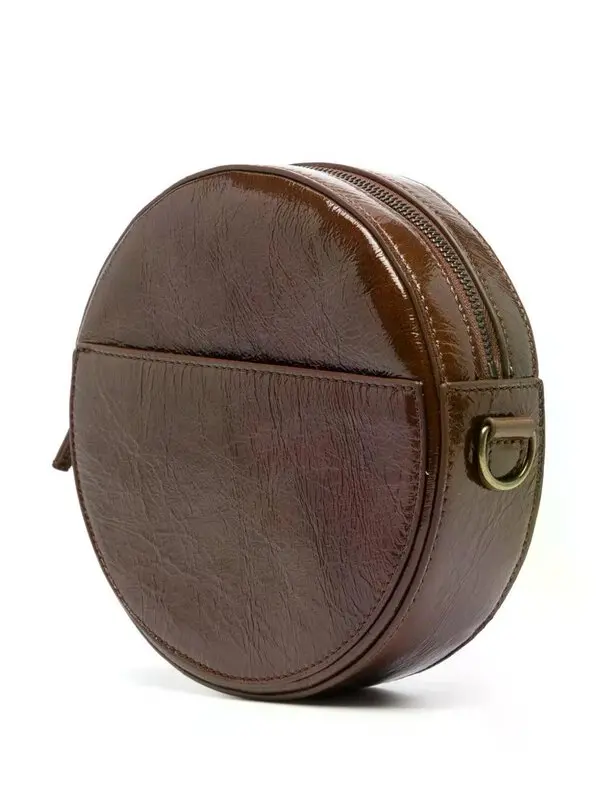 UMA WANG Round Crossbody Bag - Brown