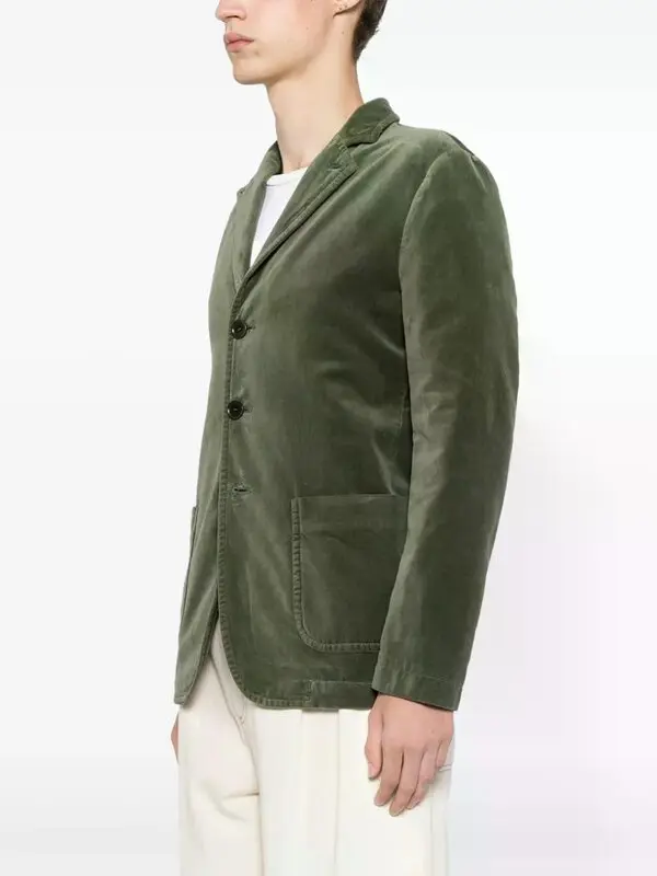 Aspesi Velvet Single-breasted Blazer