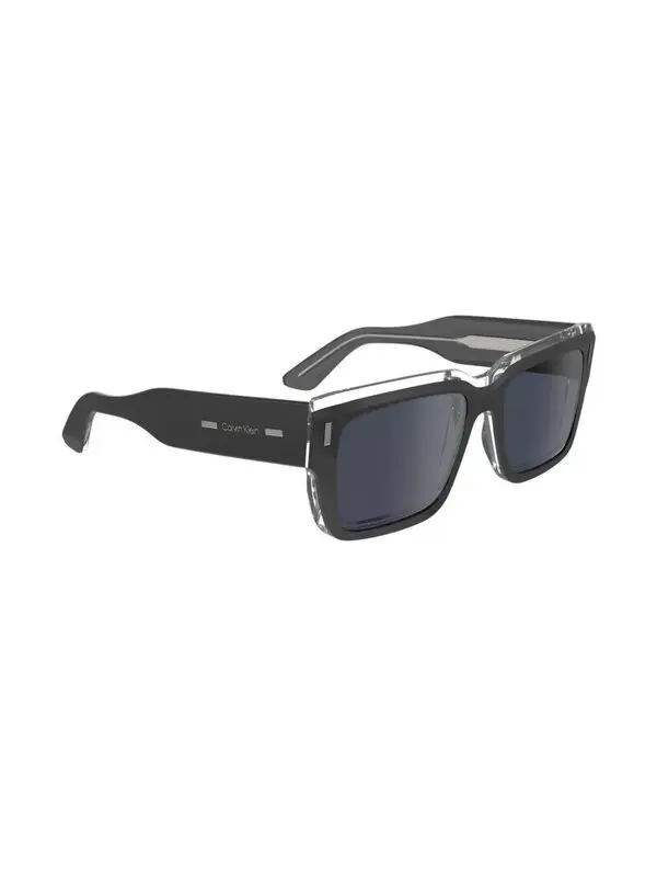Calvin Klein Rectangle-frame Sunglasses - Black