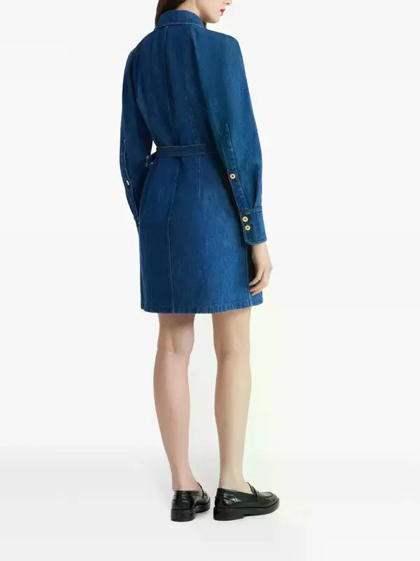 PATOU Denim Mini Shirt Dress