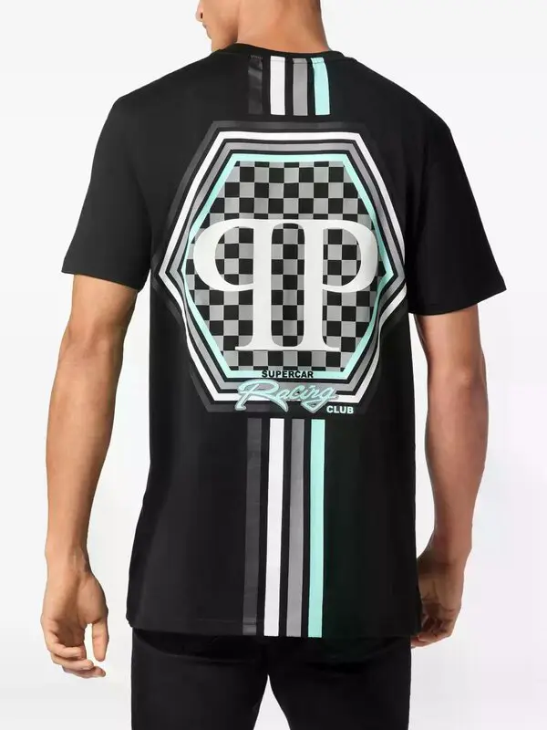 Philipp Plein Stripes Hexagon T-shirt