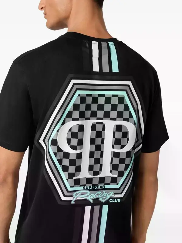Philipp Plein Stripes Hexagon T-shirt