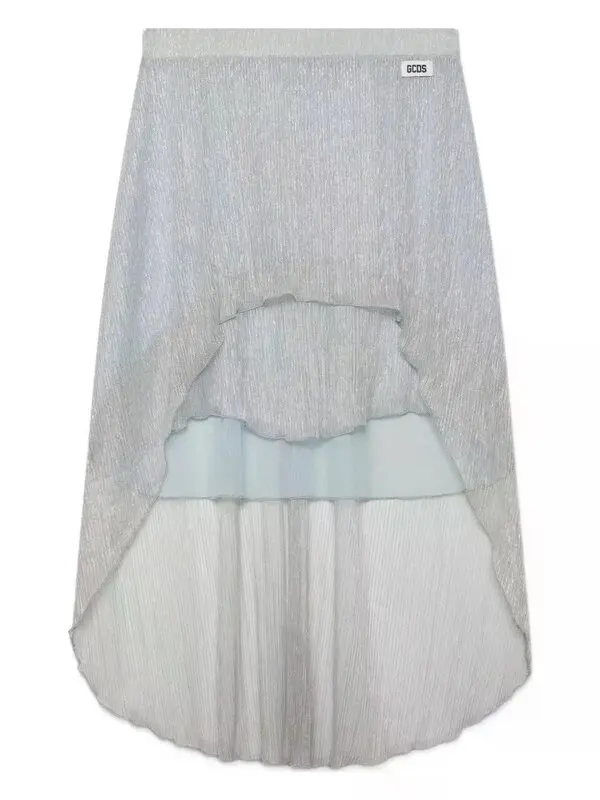 Gcds Metallic High-waisted Skirt